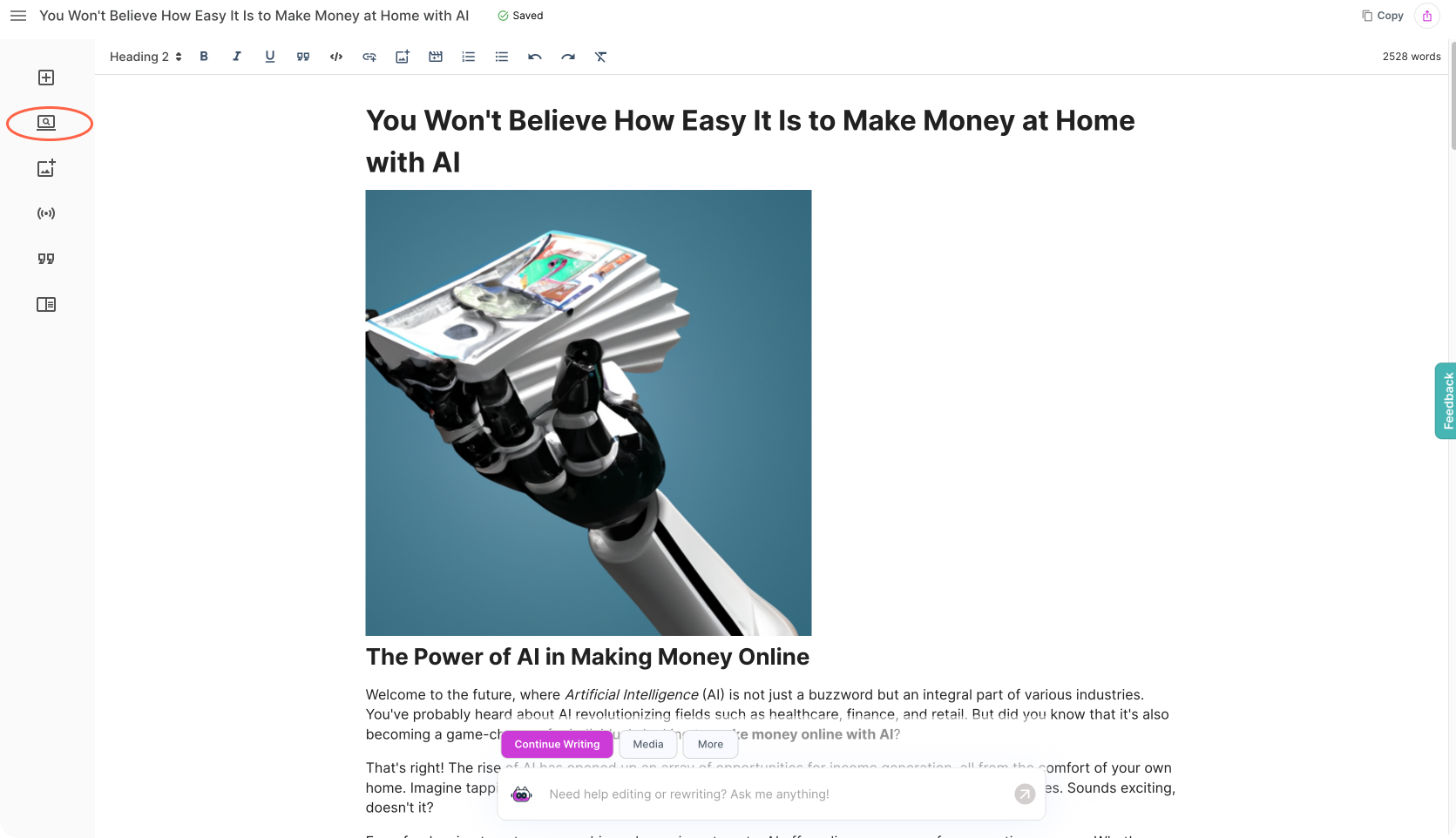 Streamlined Blog Post Workflow: Boost SEO with Junia AI Editor